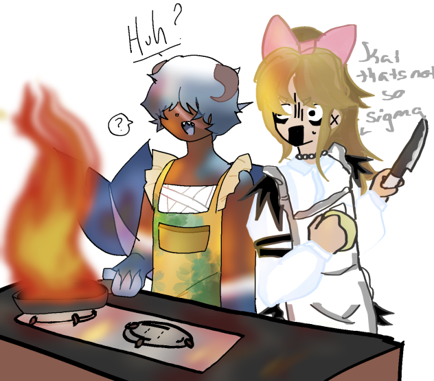 Yes, lamia cannot cook - ibisPaint