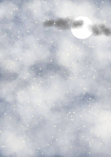 Cloudy moon II - ibisPaint