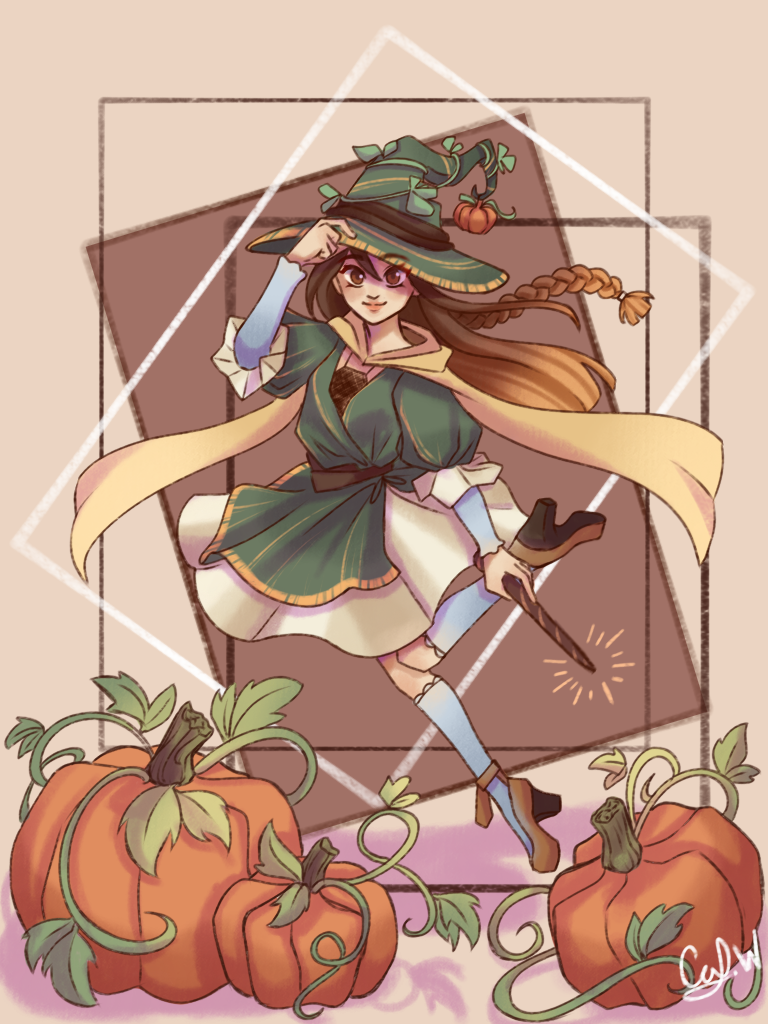 Fall witch - ibisPaint