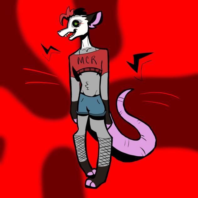 My fursona but more scary ^^ - ibisPaint