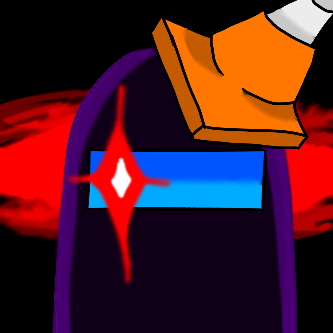 FNF Among Us v4 black - ibisPaint