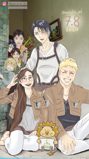 Levi Ackerman Head Pat - ibisPaint