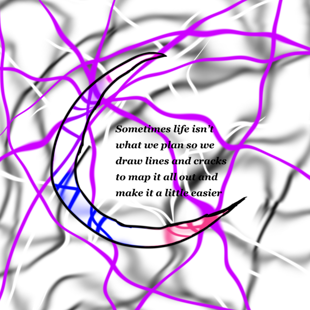 Inspirational moon quote - ibisPaint