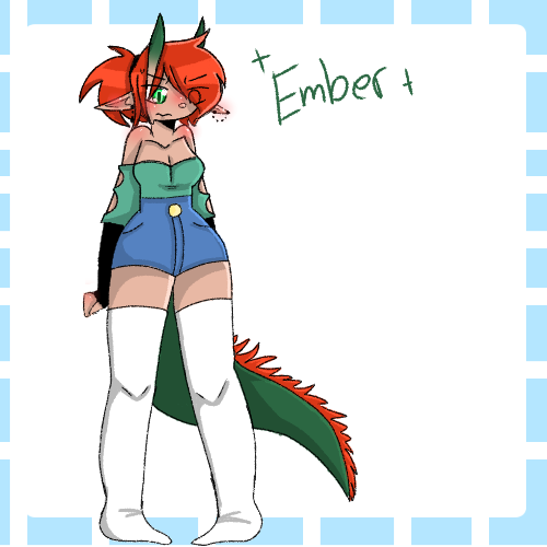 ember the dragon owo - ibisPaint