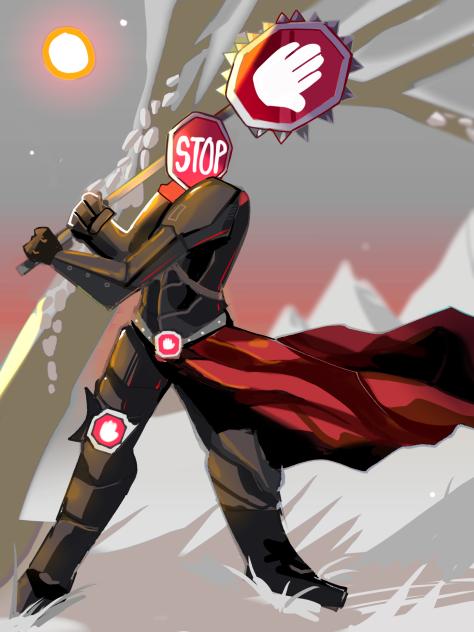 stop sign - ibisPaint