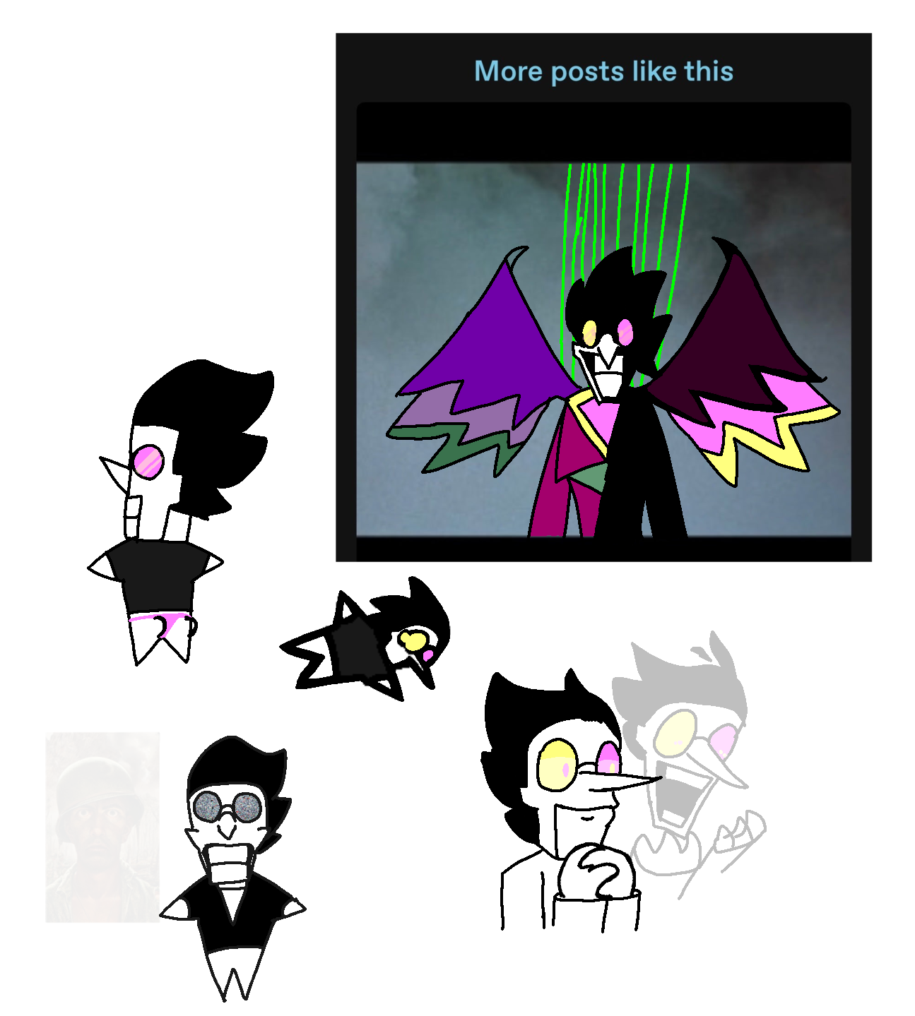 Spamton doodles - ibisPaint