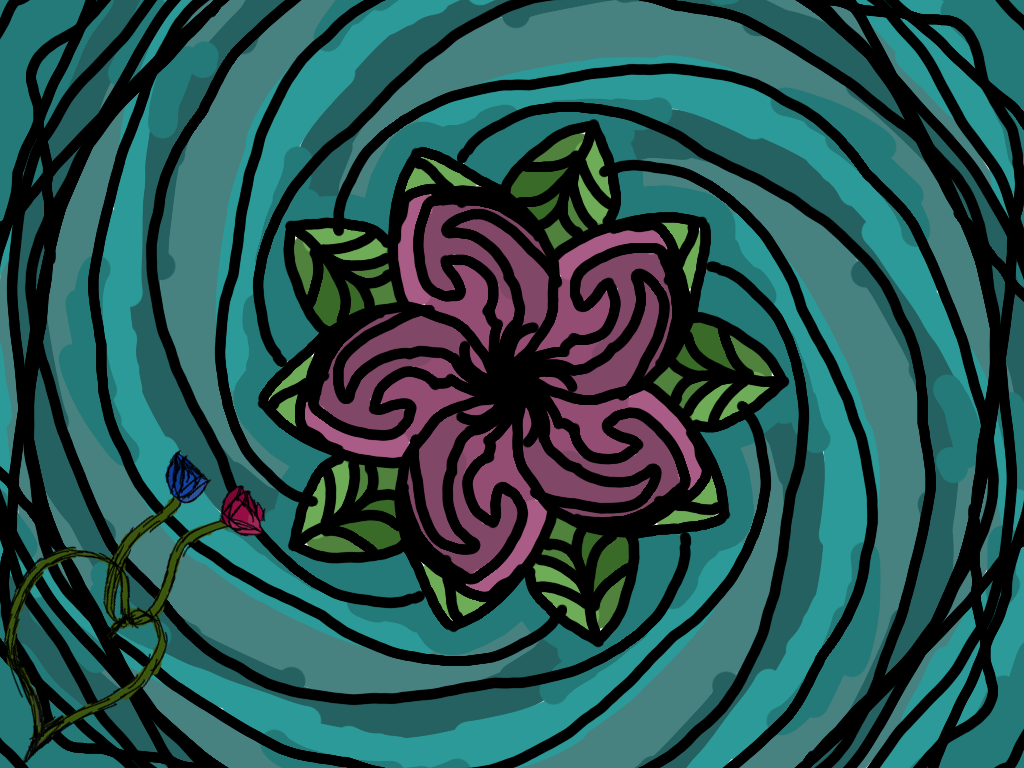 fleur de la mare - ibisPaint