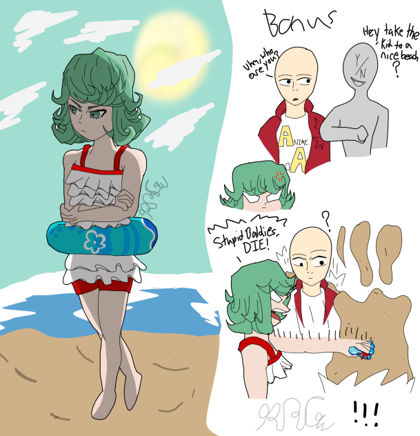 Tastumaki beach day - ibisPaint