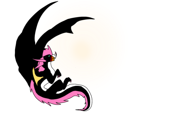 toucan and a moon - ibisPaint