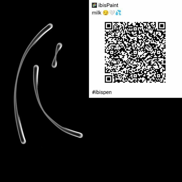 milk brush 😏🤍💦 - ibisPaint