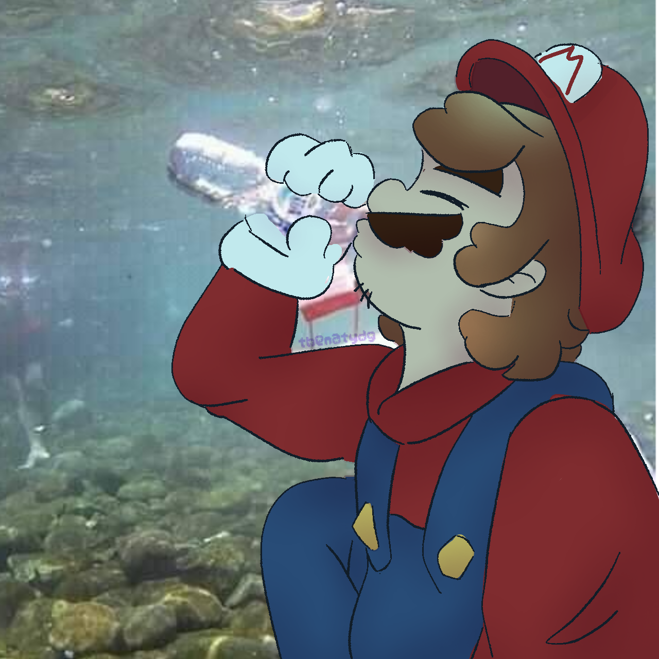 It's time to drink water 💦 - ibisPaint