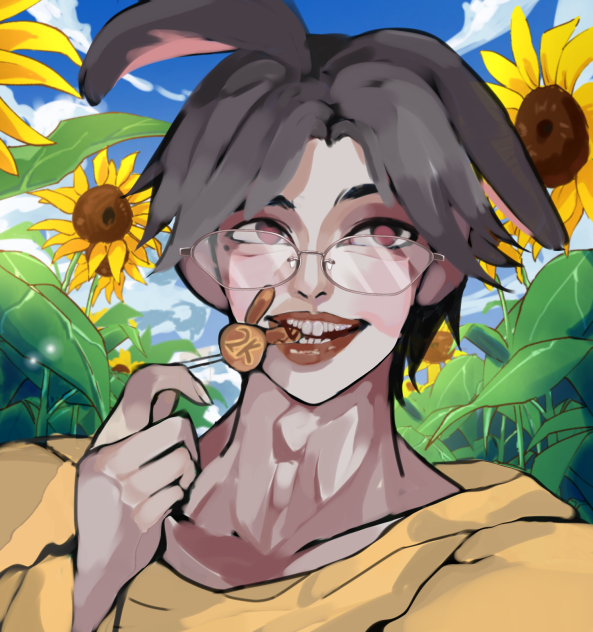 makan permen - ibisPaint
