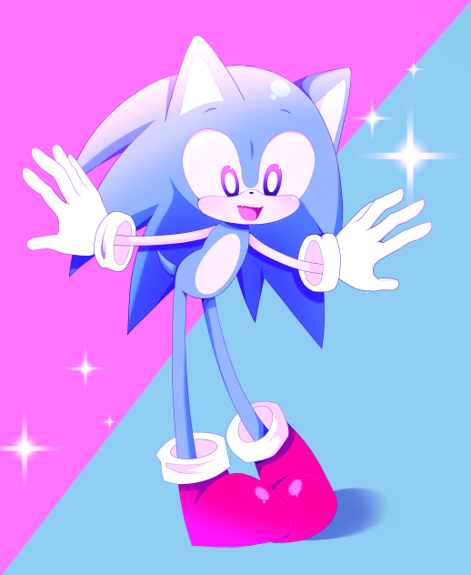 Shiny Sonic - ibisPaint