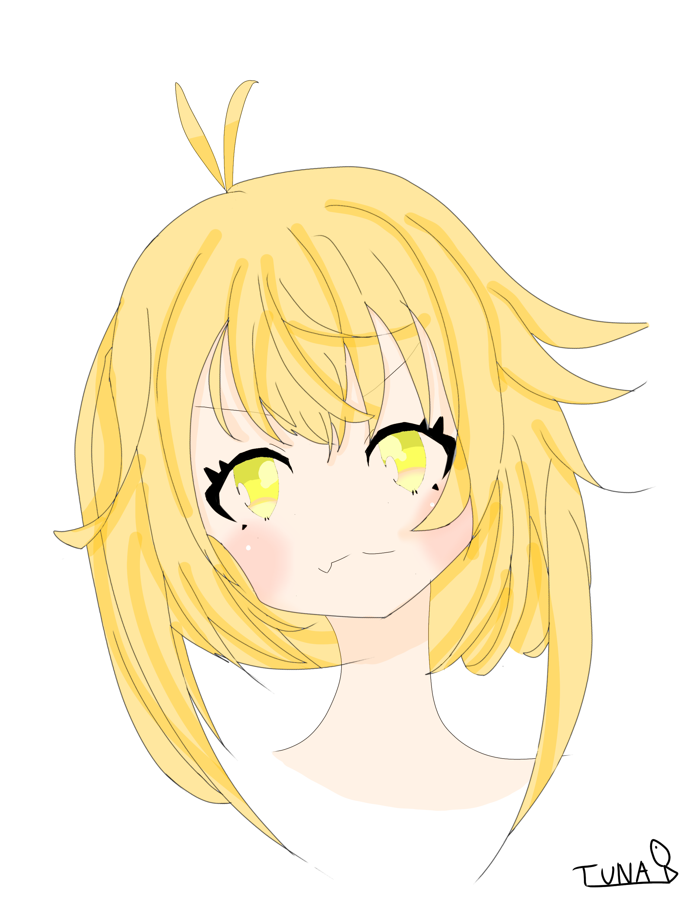 TUNAさんの塗り絵！ - ibisPaint