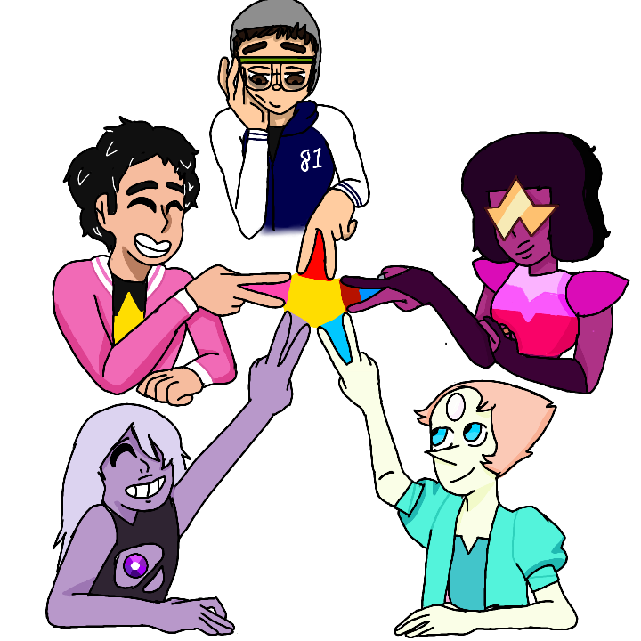 Las Gemas del Cristal y Yo - ibisPaint