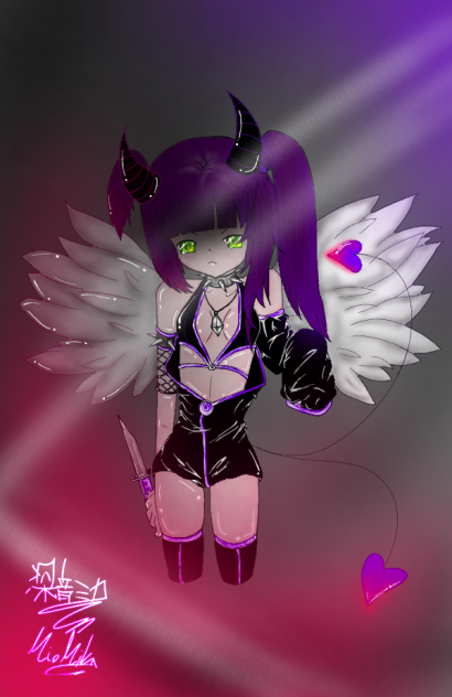 Angel of Hell (my oc) Kuromi - ibisPaint