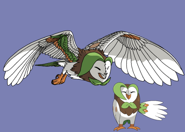 Turning a Real Barn Owl Into Dartrix - ibisPaint
