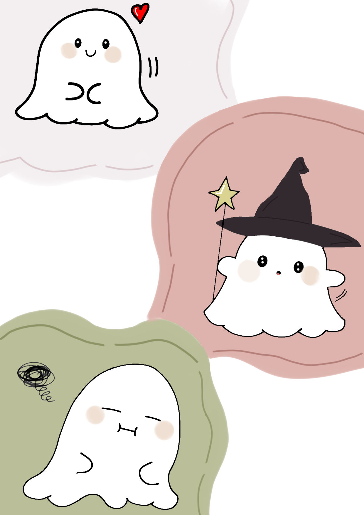 cute ghost 👻 - ibisPaint