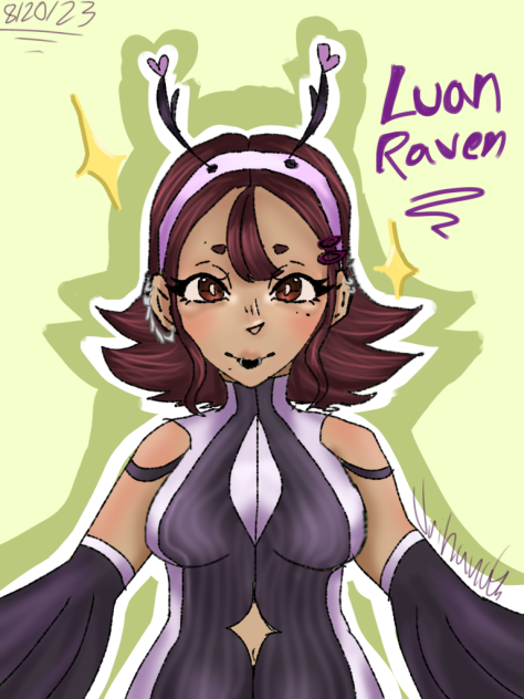 New mha oc Luna Raven! - ibisPaint
