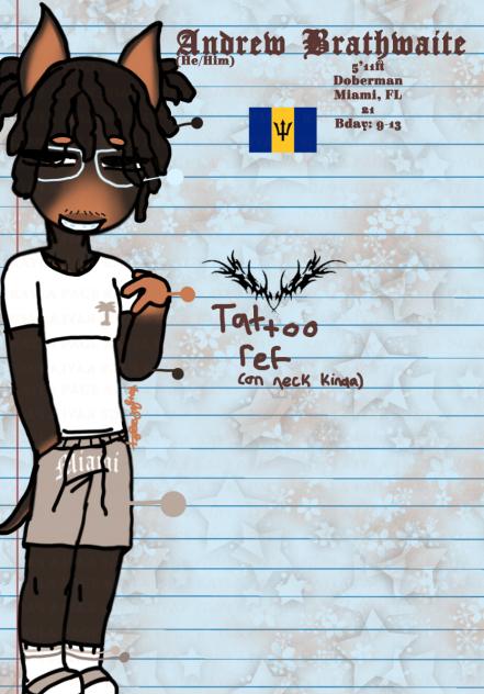 andrew reference sheet🐌 - ibisPaint