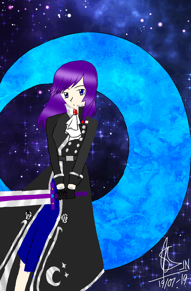 Moonlit Phoenix - ibisPaint