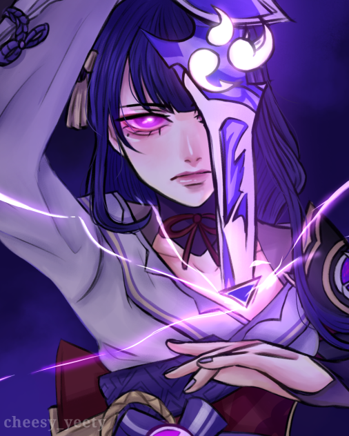 Raiden Shogun - ibisPaint