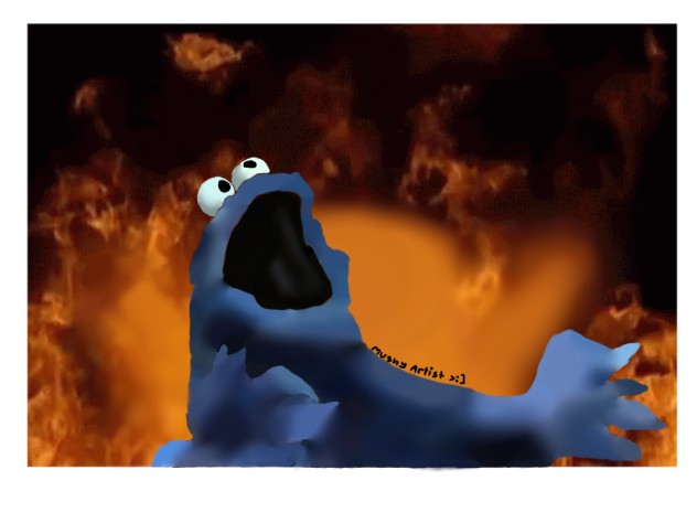 evil cookie monsta - ibisPaint