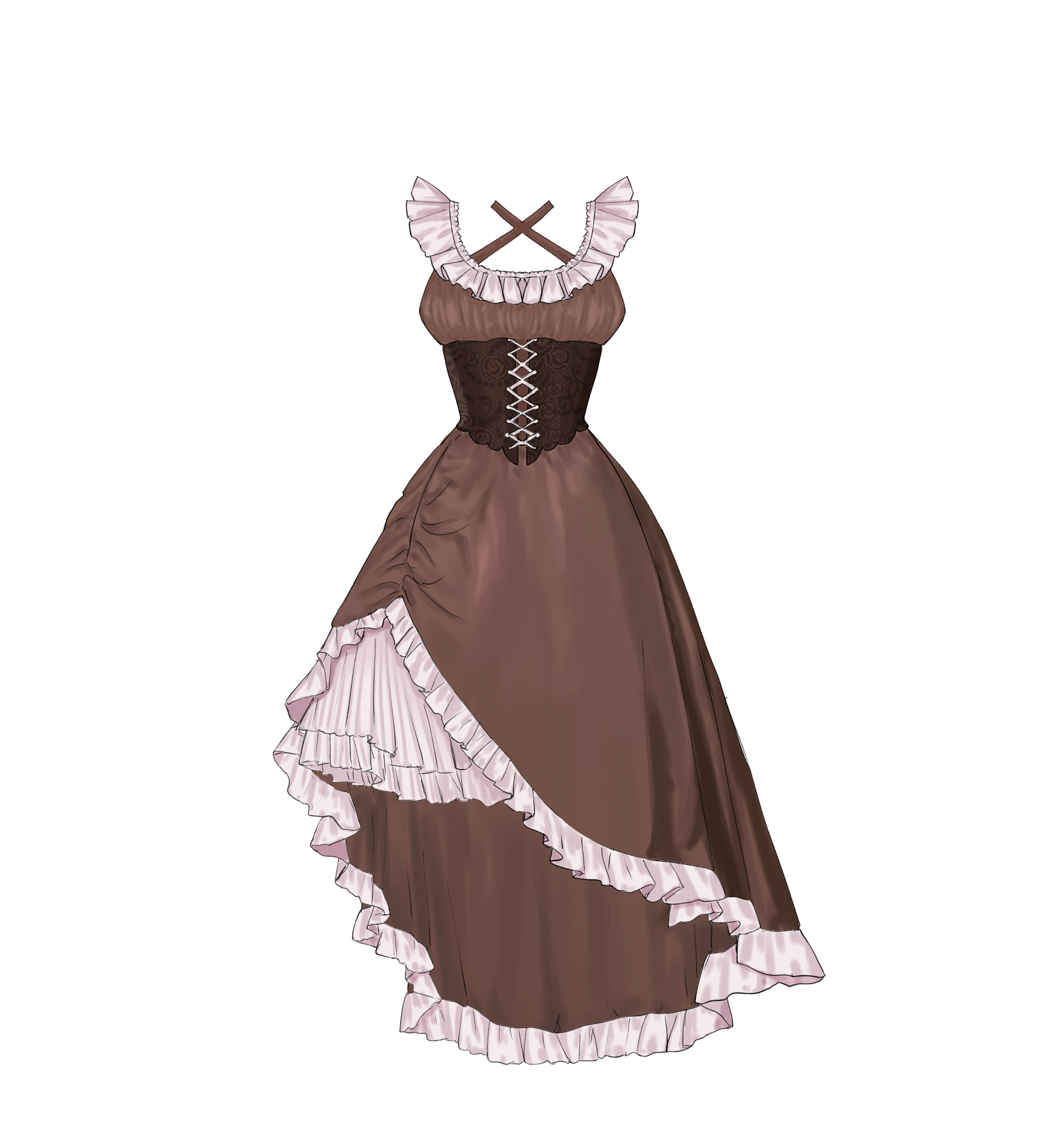 Corset dress - ibisPaint