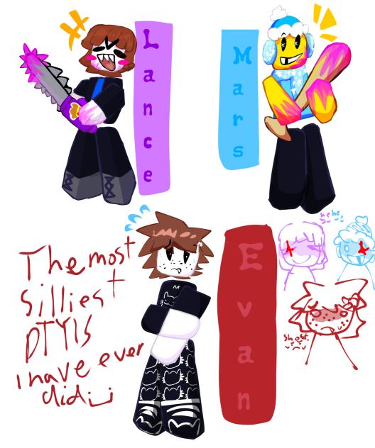 Lance,Mars,and Evan dtyis - ibisPaint