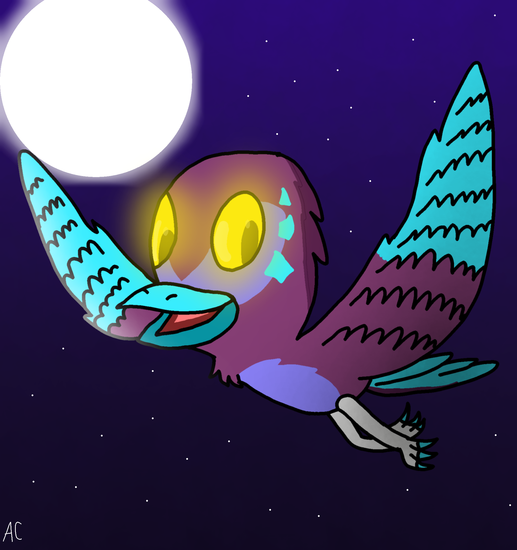 Midnight Macaw - ibisPaint