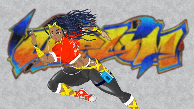 kimberly running - ibisPaint