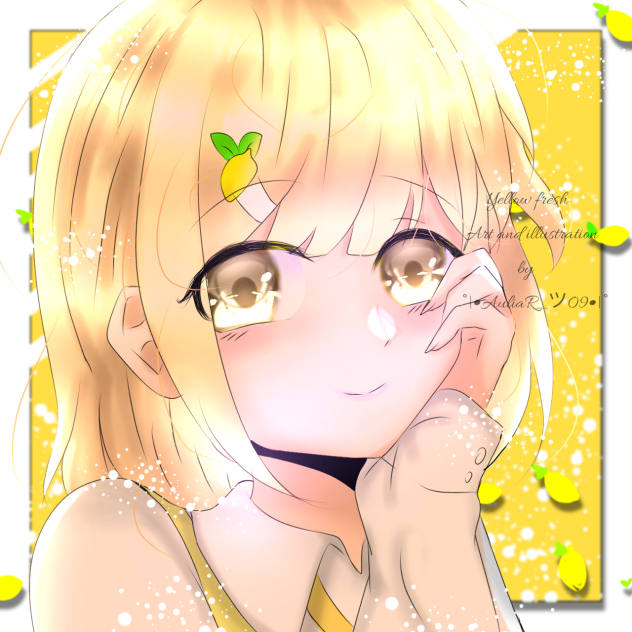 yellow fresh 🍋💛 - ibisPaint