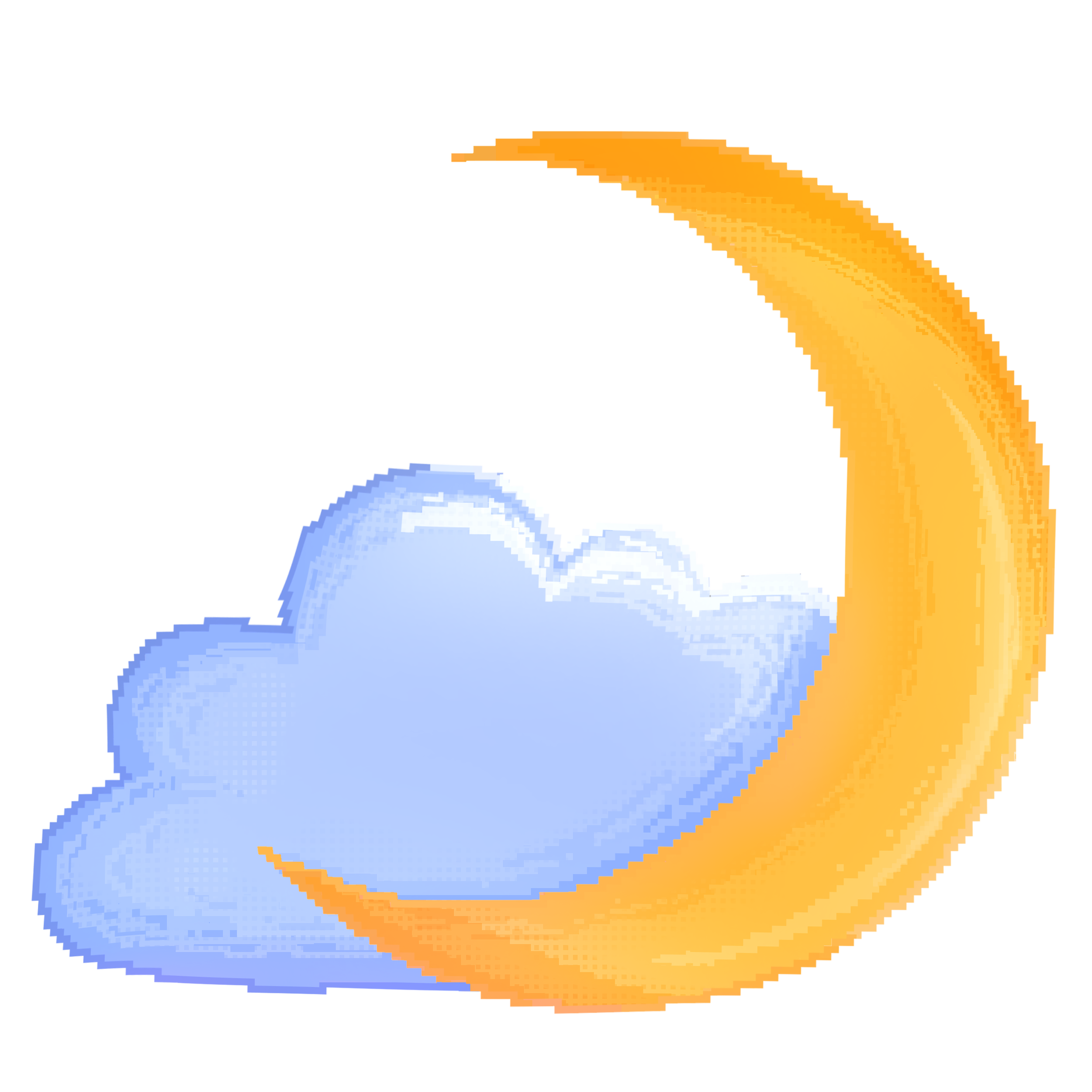 crescent moon (pixel) - ibisPaint