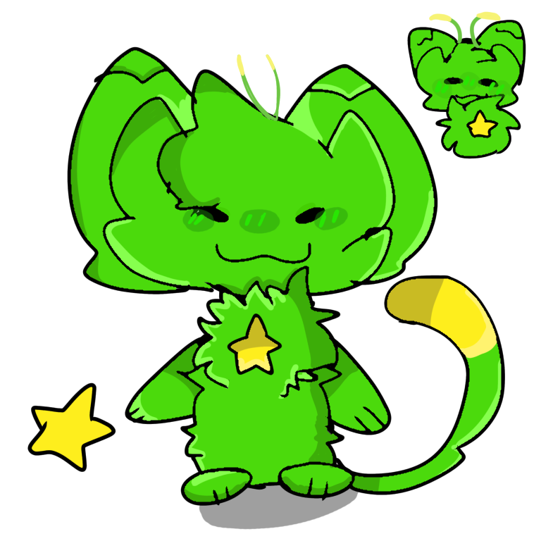 Alien cat - ibisPaint