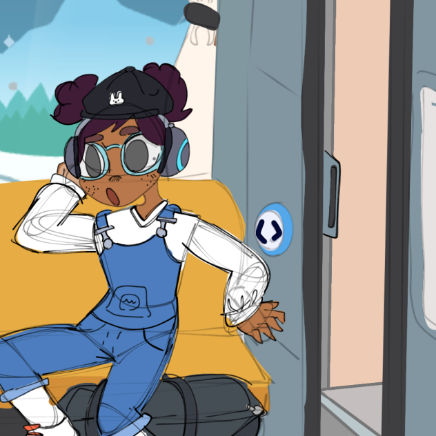 Girl in Train lol - ibisPaint