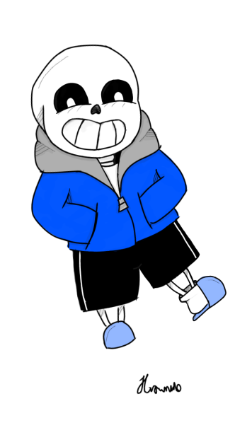 Sans chibi - ibisPaint