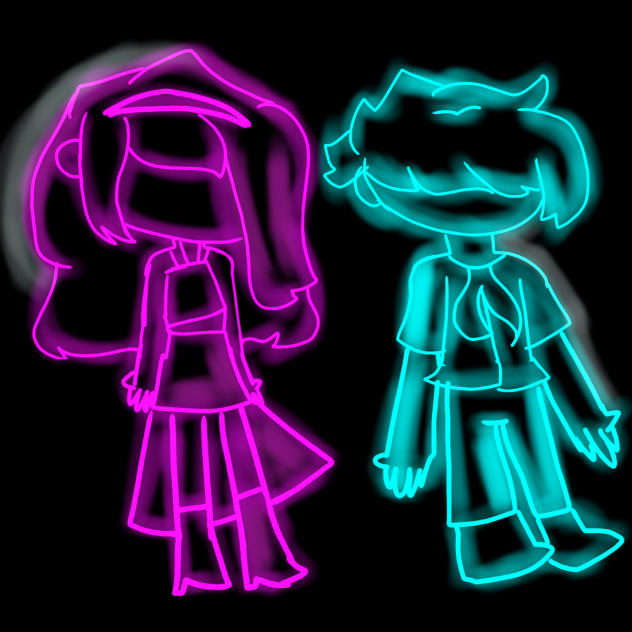 a neon drawing i guess - ibisPaint