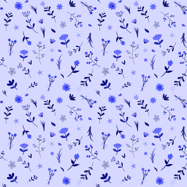 Cute flower pattern Inky - ibisPaint