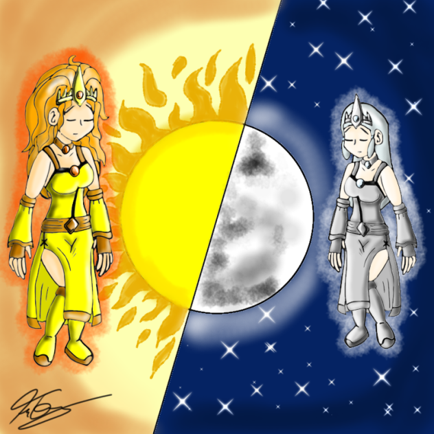 Sun-Moon - ibisPaint