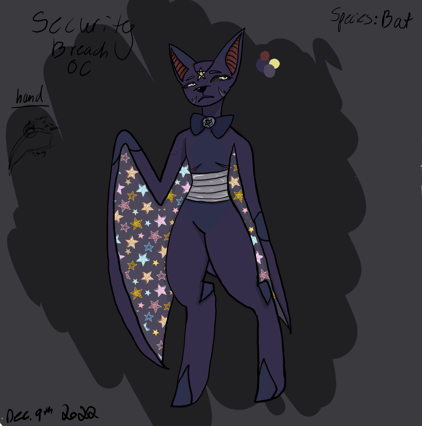 Fnaf bat oc - ibisPaint