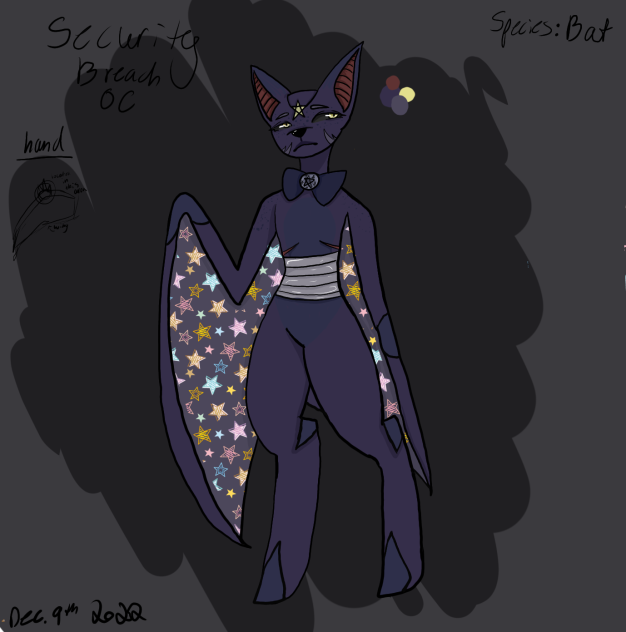 Fnaf bat oc - ibisPaint