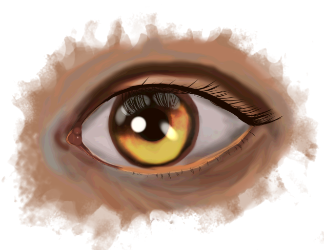 A actual real eye - edited (read desc) - ibisPaint
