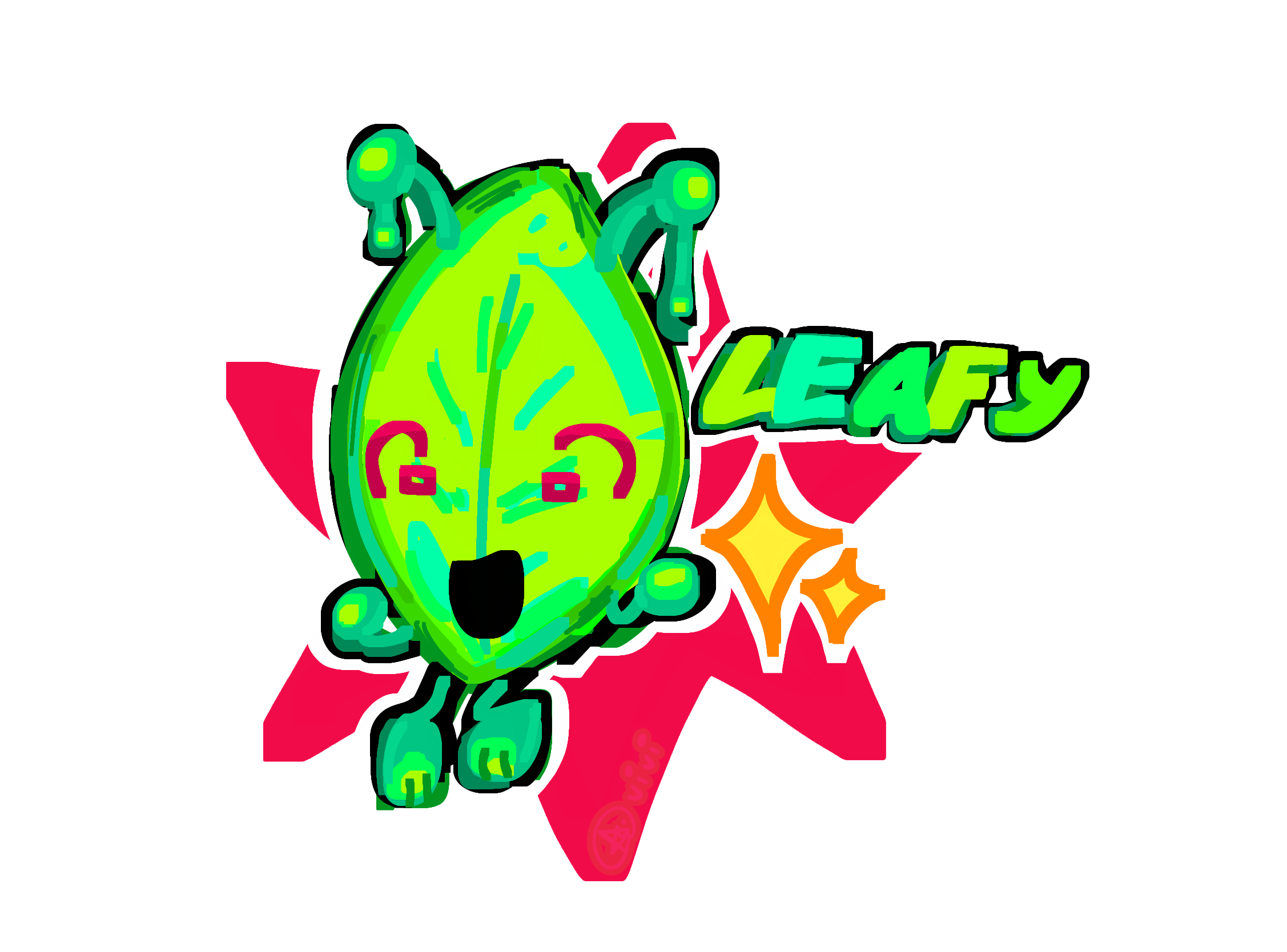 Alien Leafy - ibisPaint