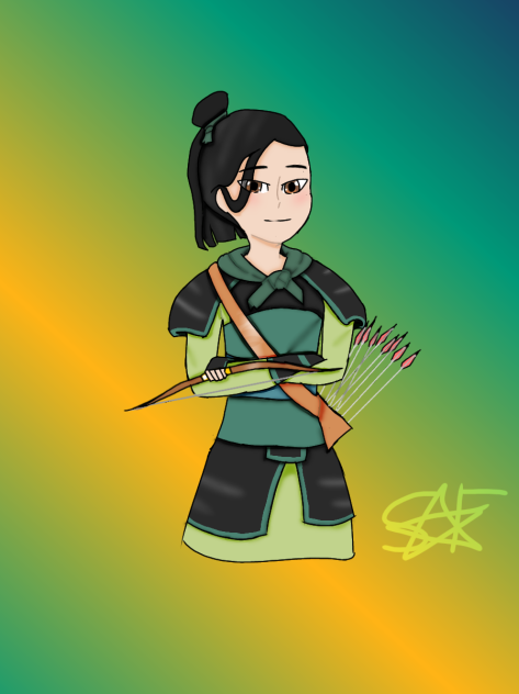 Mulan {Deviantart art request} - ibisPaint