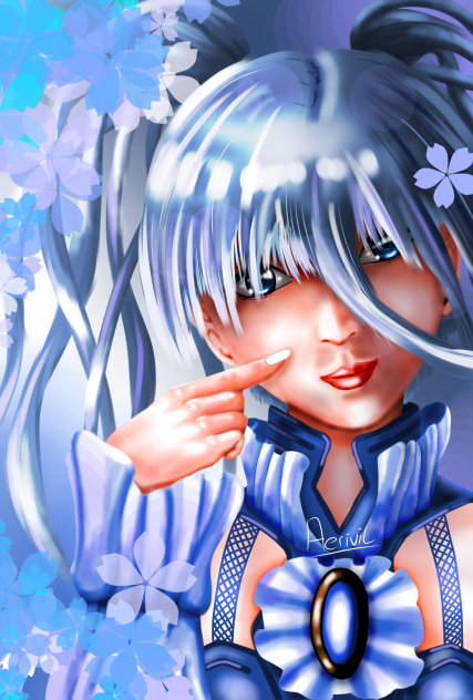 sweet blue - ibisPaint