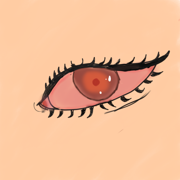 trying to draw an eye (fail) - ibisPaint