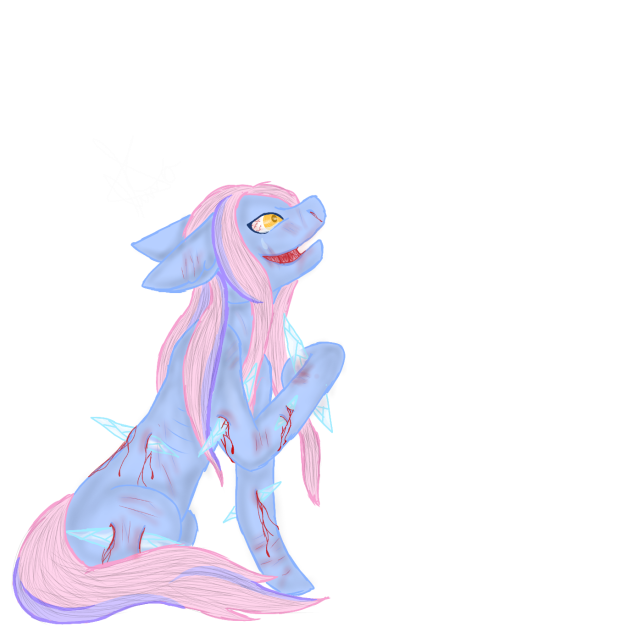 mlp speedpaint Blue Ice (gore warning) - ibisPaint