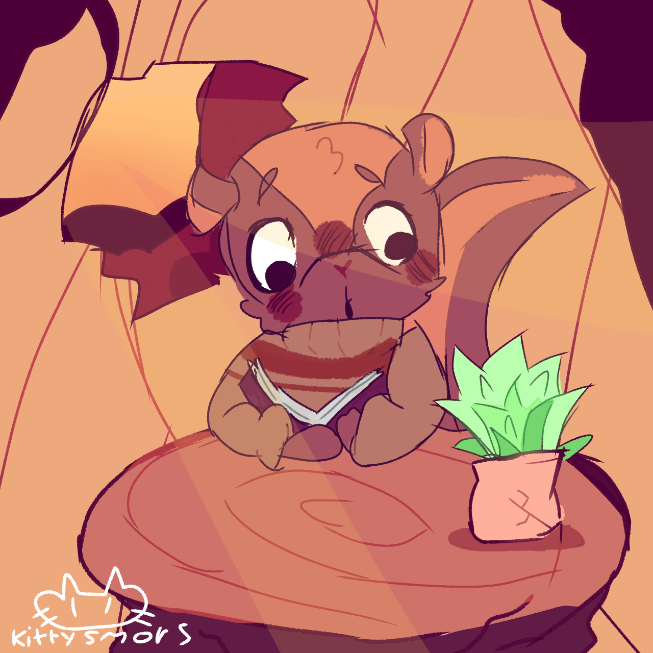 cozy squirrel - ibisPaint