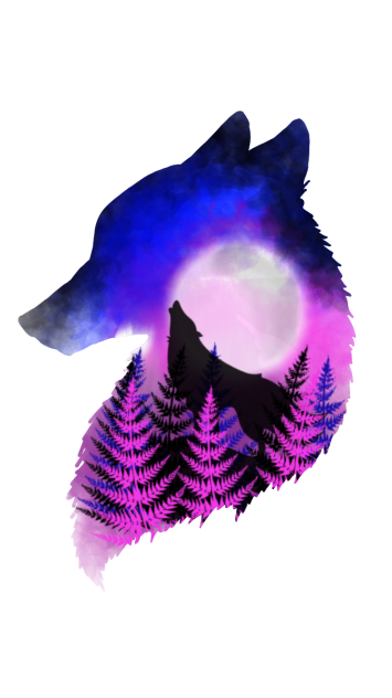 Wolf painting - ibisPaint