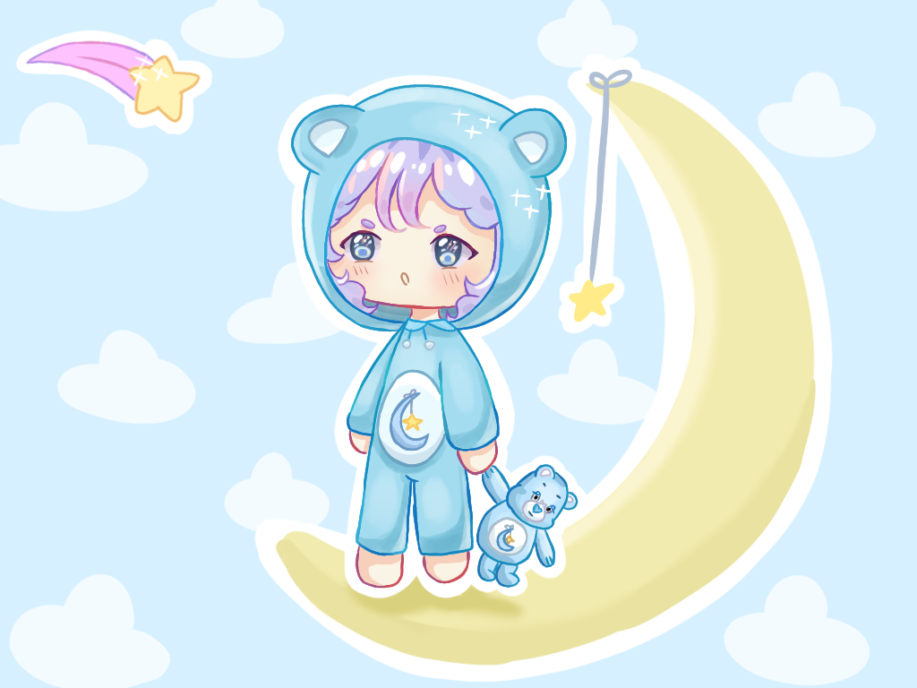 care bear chibi - ibisPaint